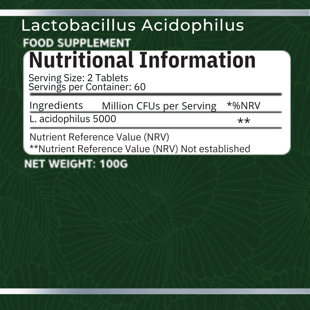 High Strength Lactobacillus Acidophilus For Optimizing the Gut Functio ...