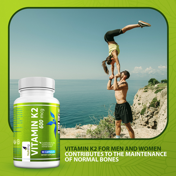 Vitamin K2 Supplement | MK-7 | 600 MCG – NutriZing