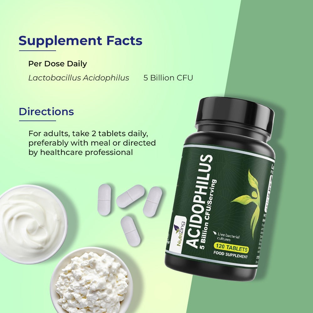 High Strength Lactobacillus Acidophilus For Optimizing the Gut Functio ...