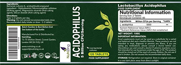 Lactobacillus Acidophilus – NutriZing